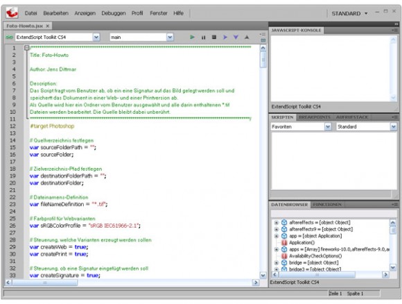 Photoshop mit JavaScript automatisieren | foto-howto.de